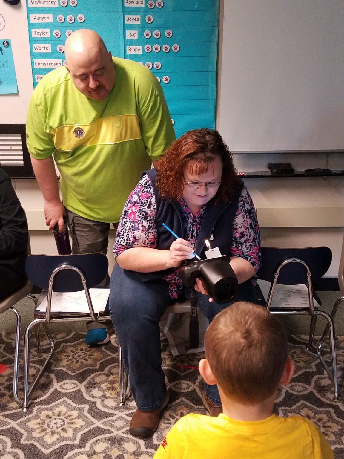 School Vision Screening - Milwaukie Lions Club